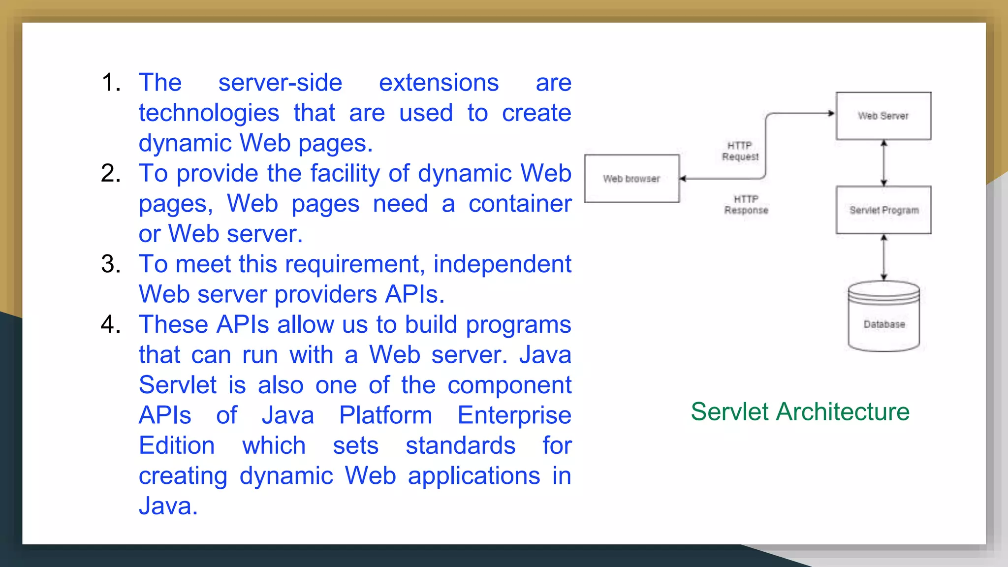 Servlet session 1 | PPTX
