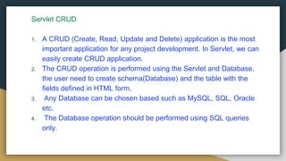 Servlet session 13 | PPT
