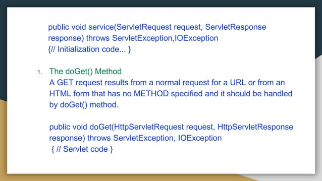Servlet session 2 | PPT