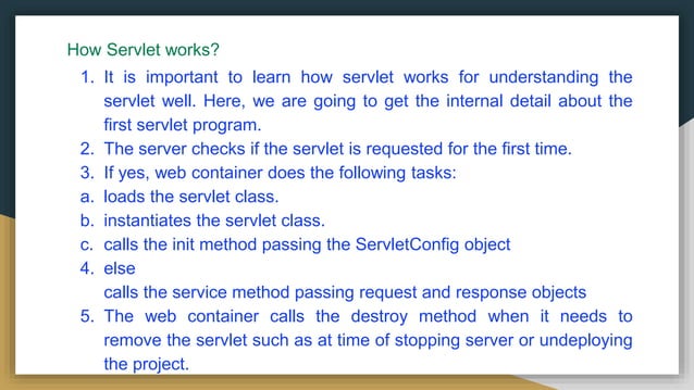 Servlet session 2 | PPT