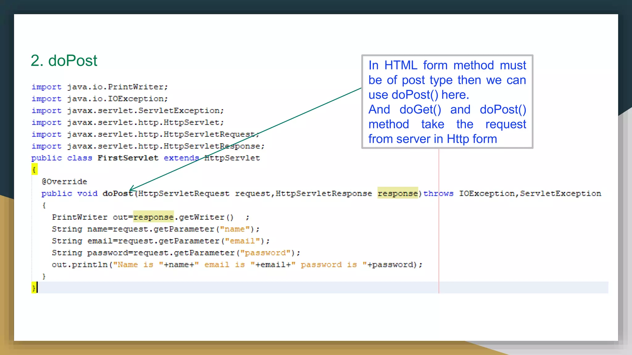 Servlet session 3 | PPTX