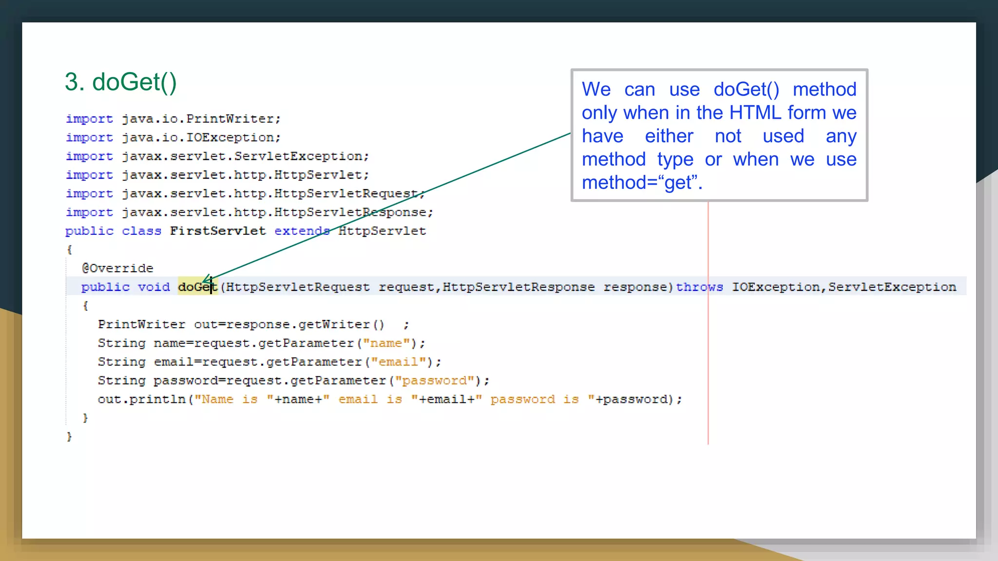 Servlet session 3 | PPTX