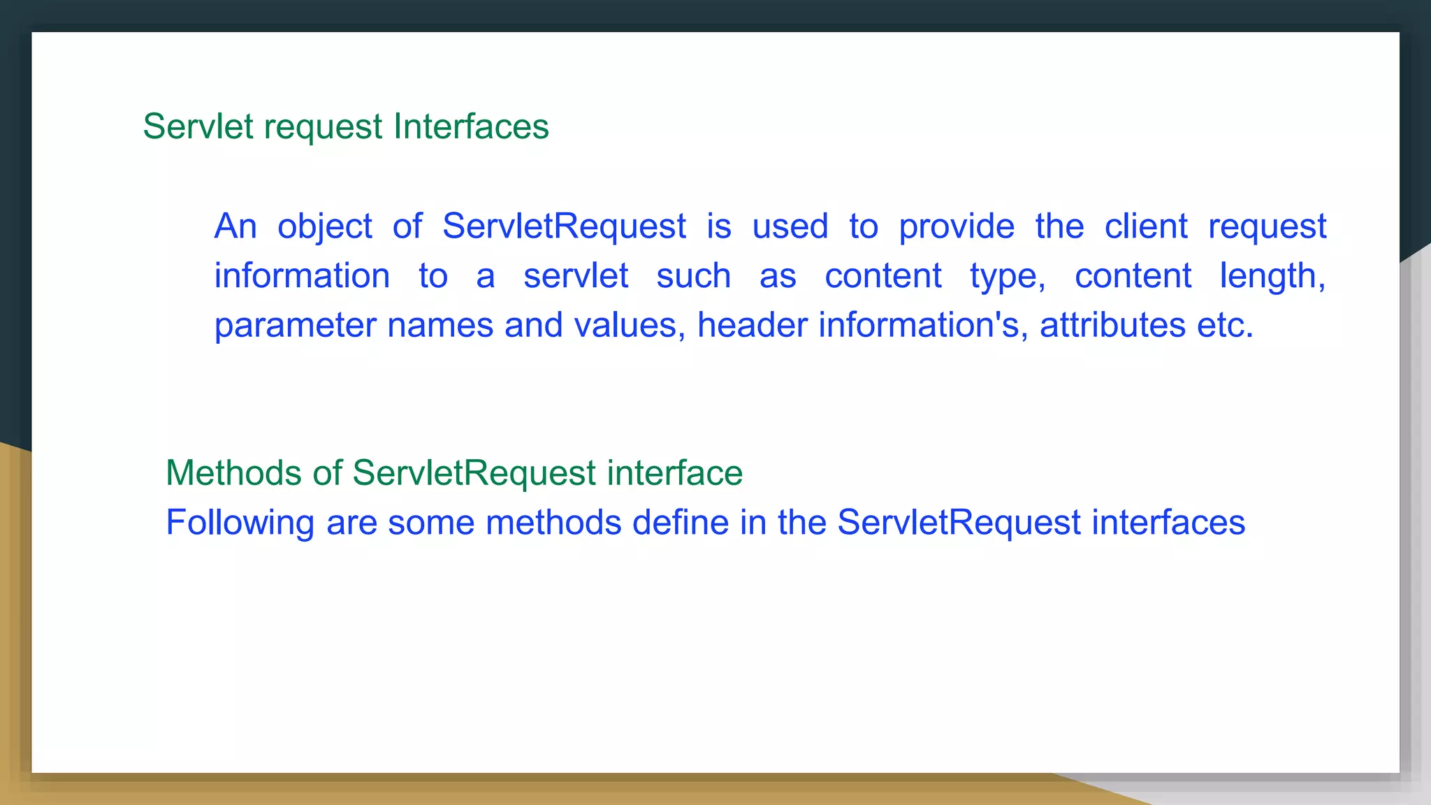 Servlet session 6 | PPT