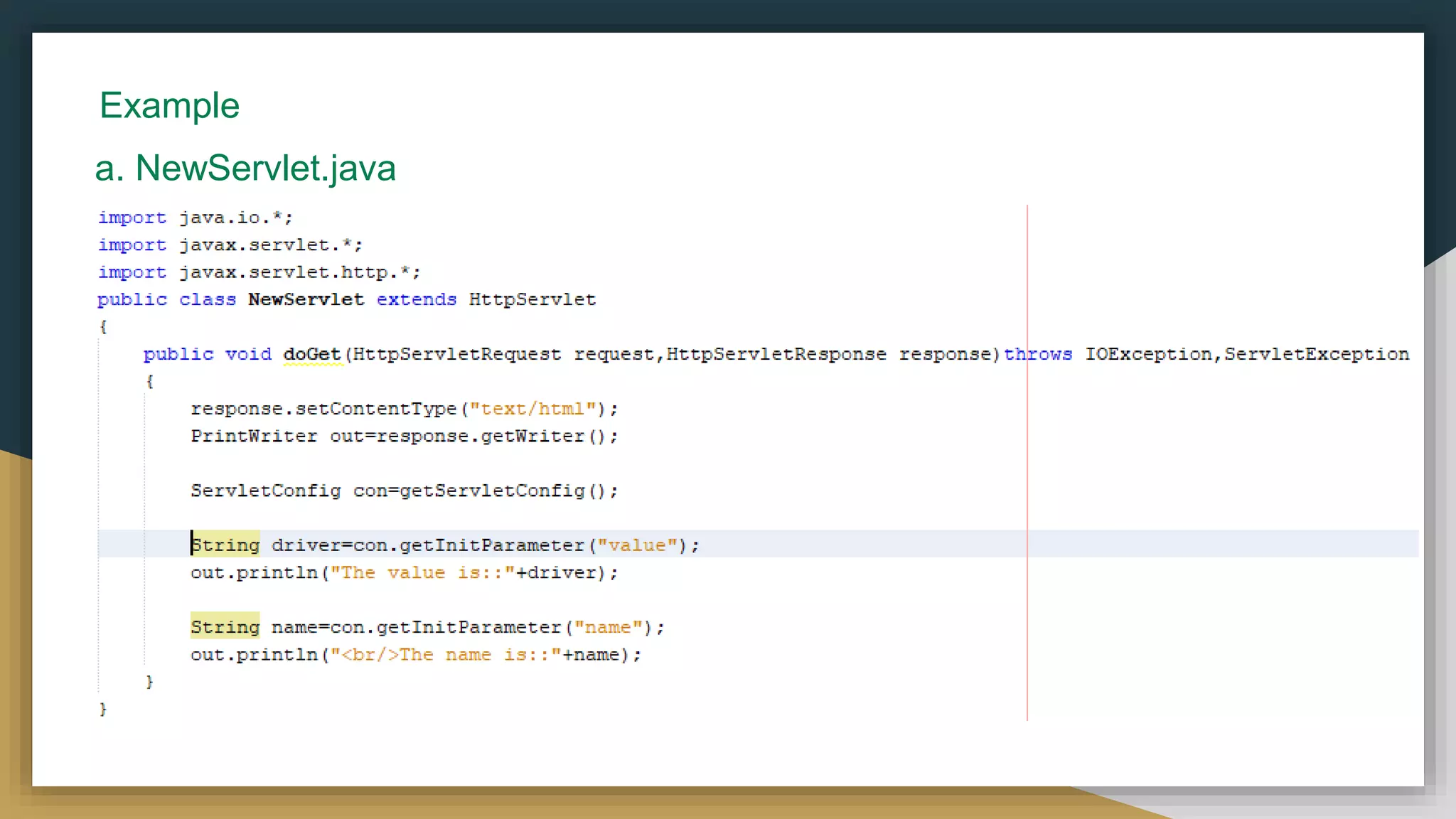 Servlet session 8 | PPT Servlet session 8 | PPT