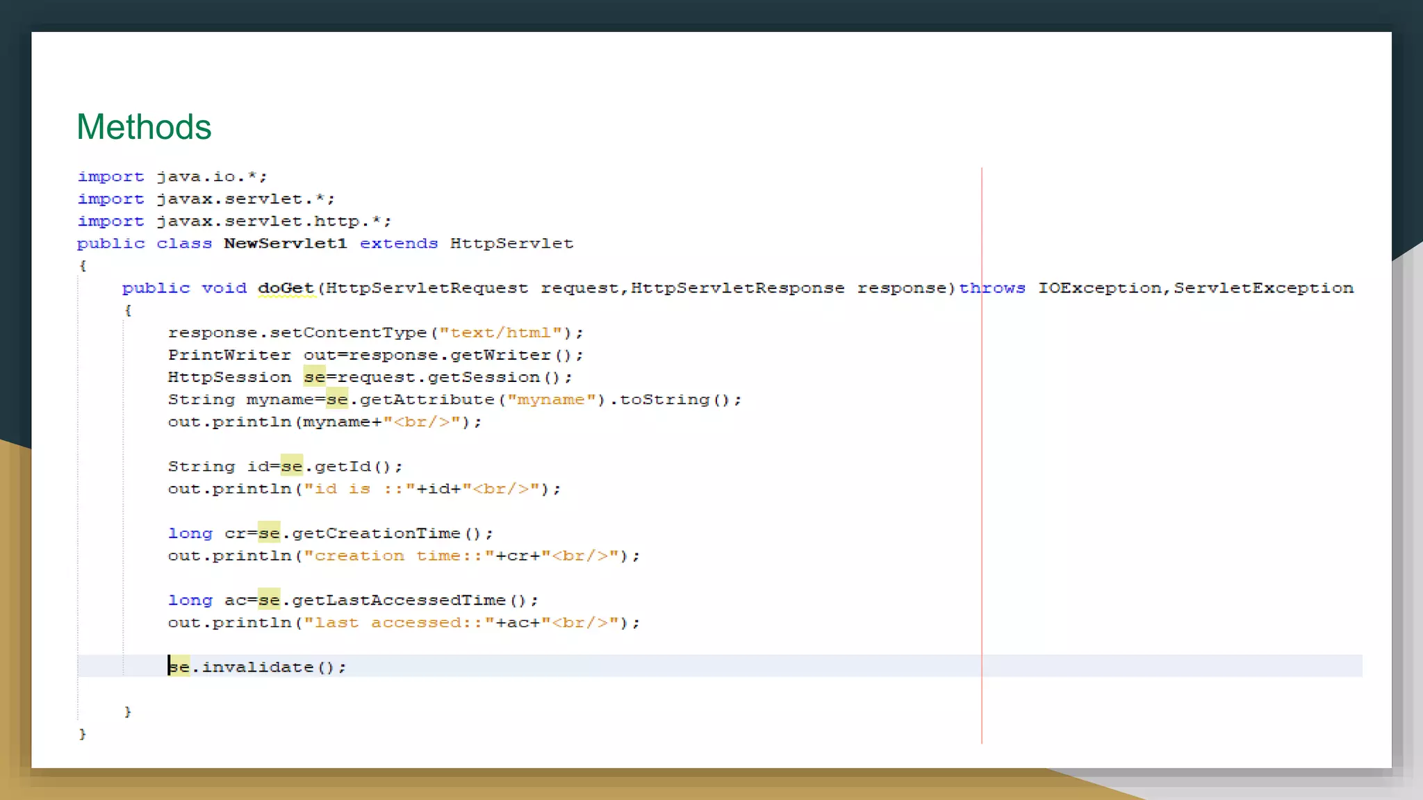 Servlet session 9 | PPT