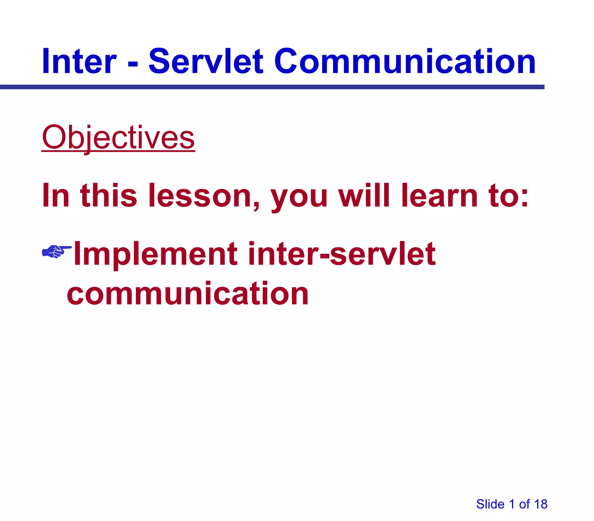 Servlet 03 | PPT