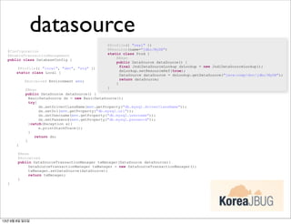 spring3.2 java config Servler3 | PPT