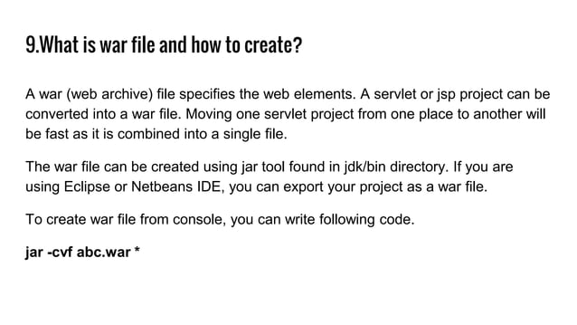 Servlet And Jsp Interview Questions Ppt