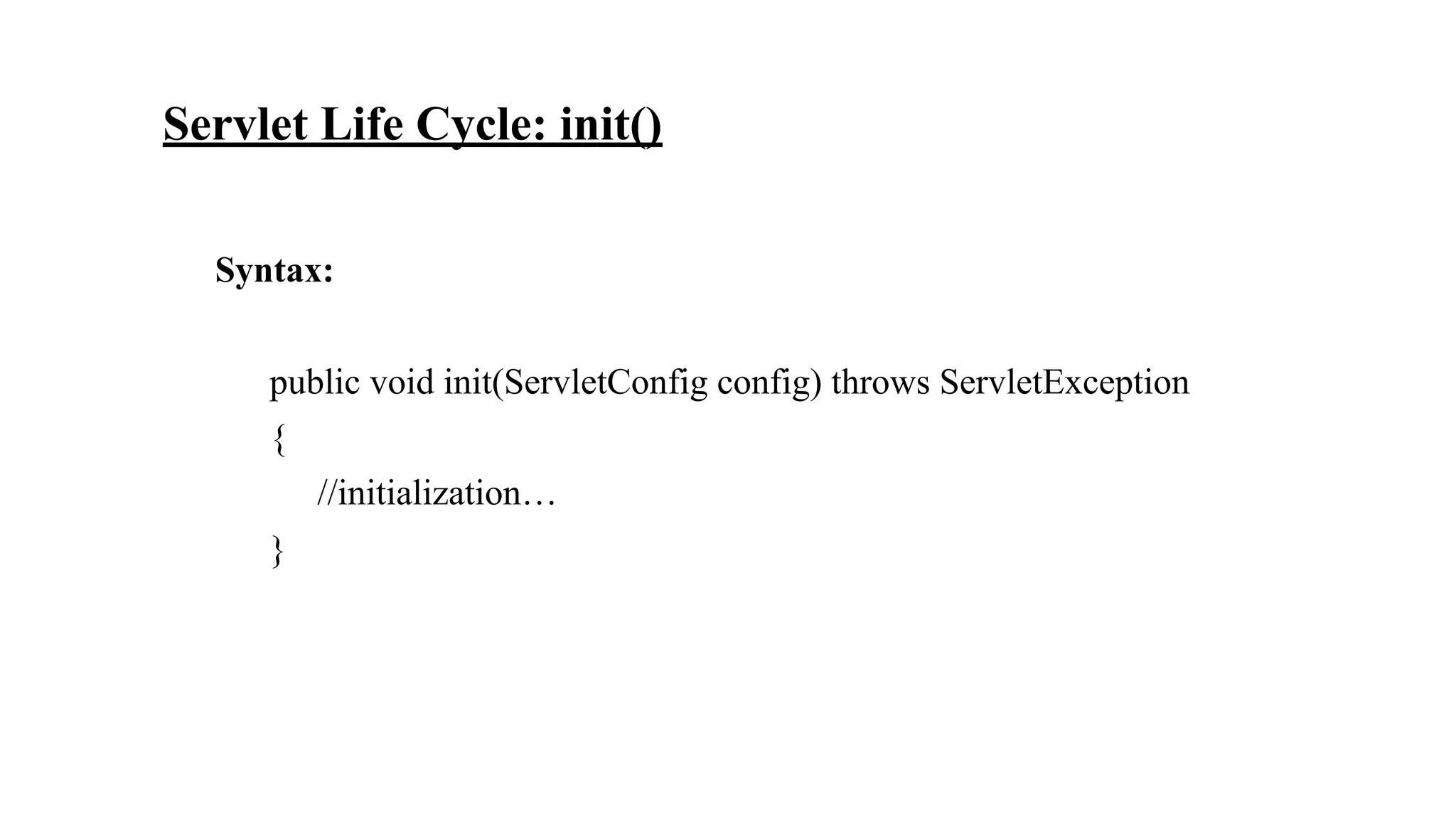 Servlet and servlet life cycle | PDF