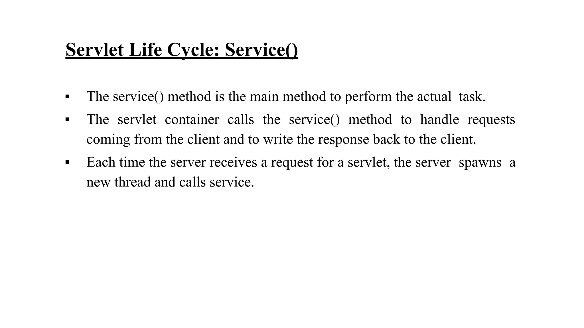Servlet and servlet life cycle | PDF