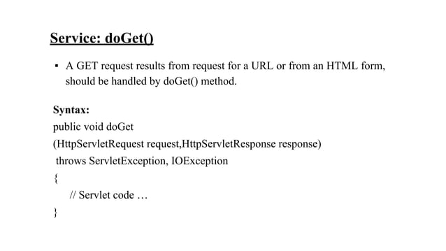 Servlet and servlet life cycle | PDF | Web Development | Internet