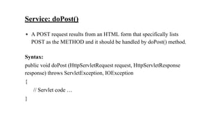 Servlet and servlet life cycle | PDF