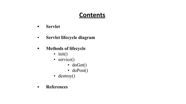 Servlet and servlet life cycle | PDF | Web Development | Internet