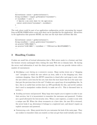Servletand sessiontracking | PDF