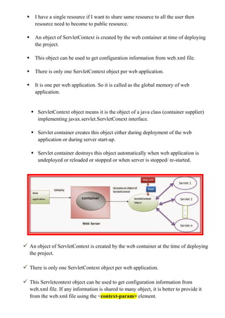 ServletConfig & ServletContext | PDF