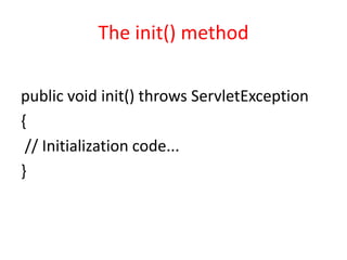 Servlet life cycle | PPT