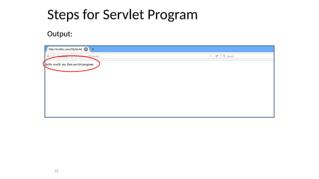 Servlet running steps.pptx Advance Java unit2 | PPT