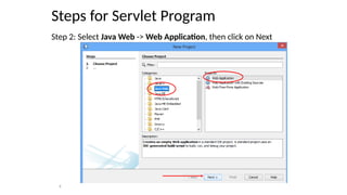 Servlet running steps.pptx Advance Java unit2 | PPT