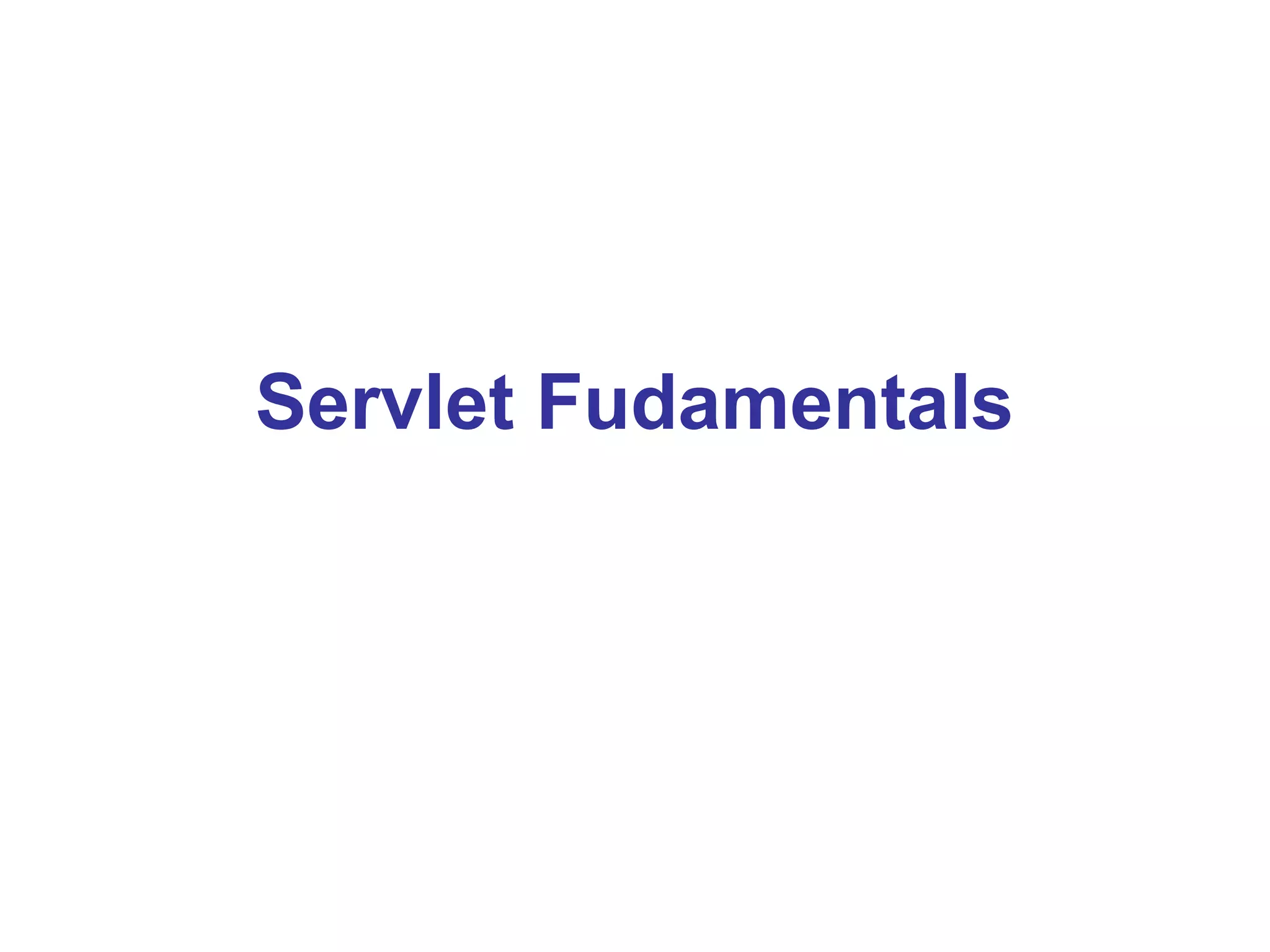 Servlets | PPT