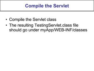 Servlets | PPT | Web Development | Internet