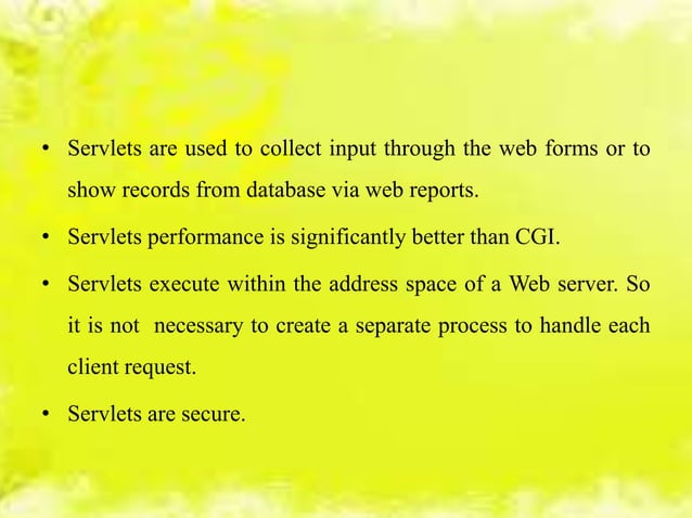 Servlets Api Overview Ppt