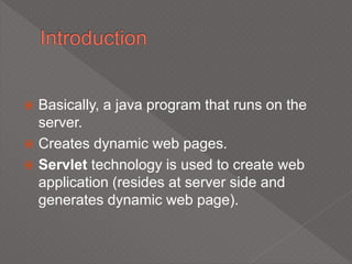 Servlets | PPTX