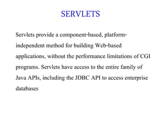 Servlets & jdbc | PPT