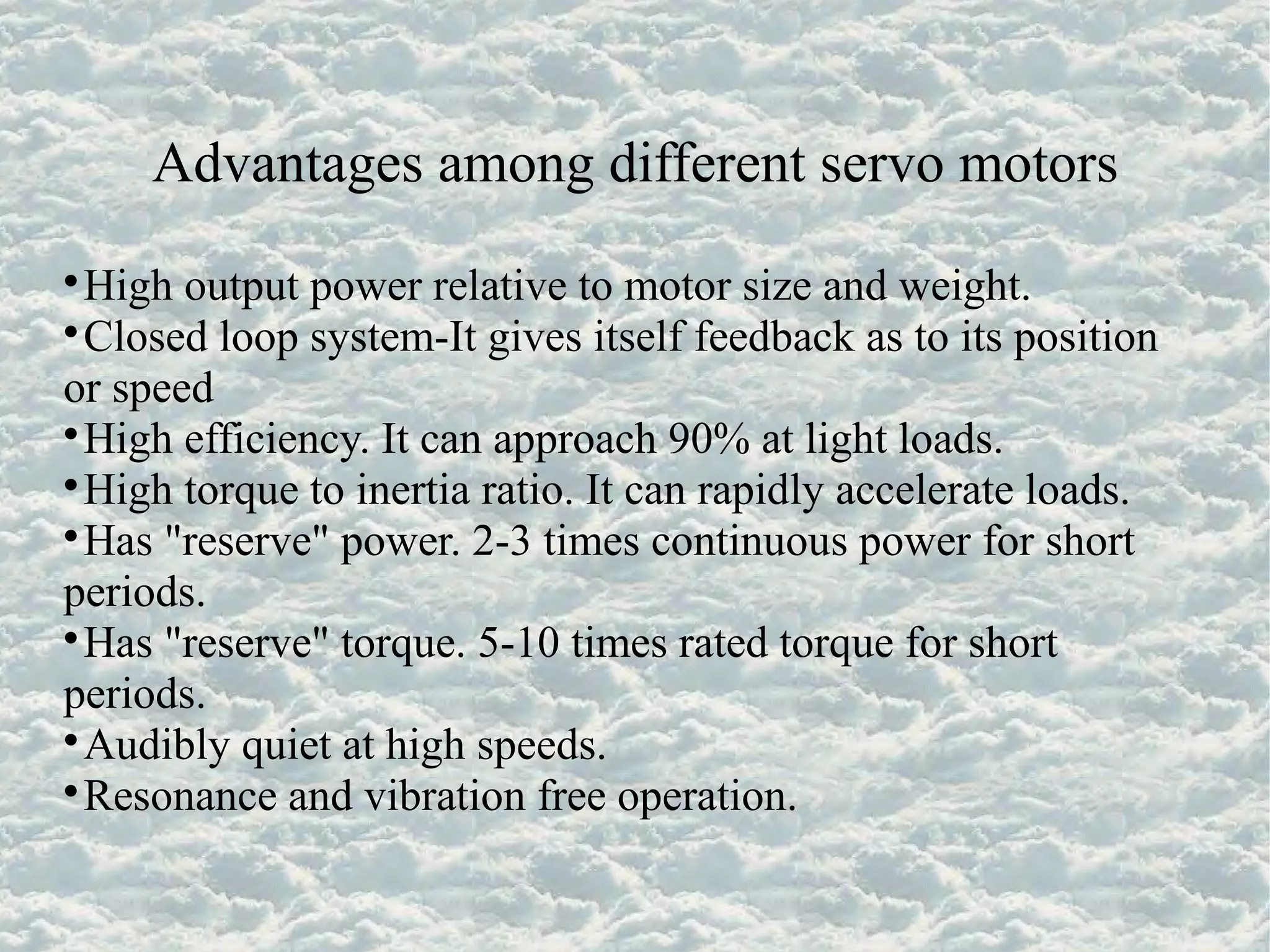 Understanding Common Servo Motors | PPT