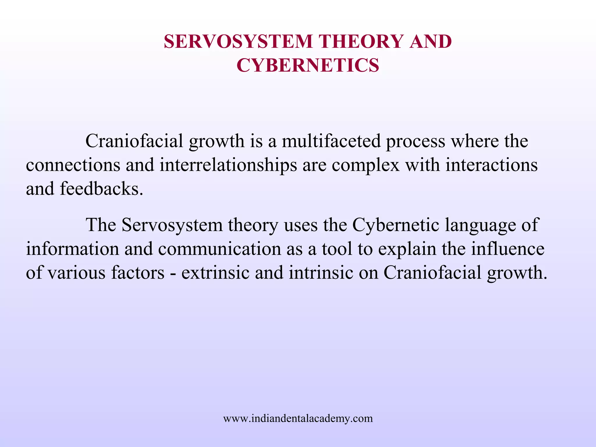 Servo system in orthodontics | PPT