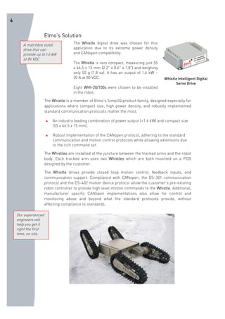 Servo drive application for high mobility robot | PDF