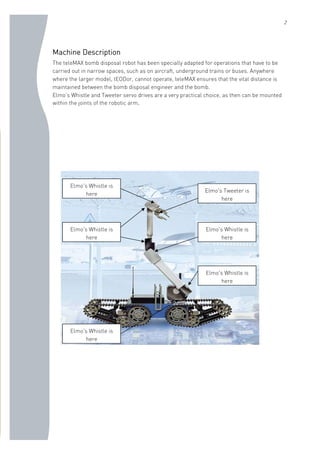 Servo drive application for bomb disposal robot | PDF