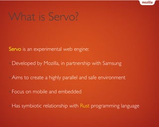 Servo: The parallel web engine | PDF