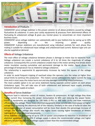 Servo Stabilizer | PDF