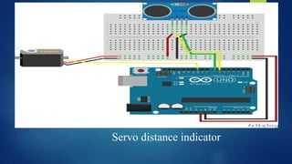 servo distance indicator used to detect the distance | PPTX