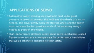 Servomechanisms | PPTX