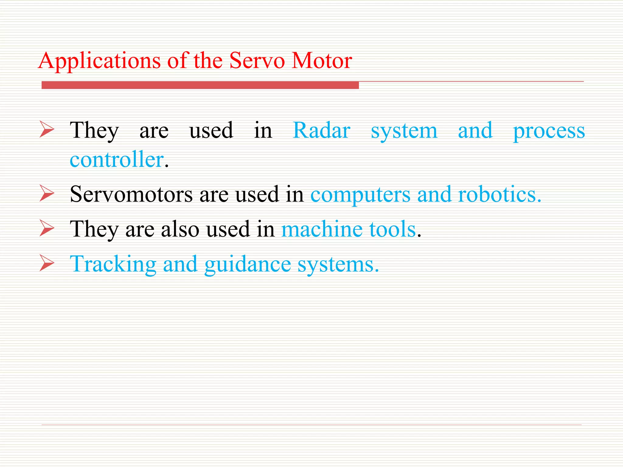 Servomotor | PPT