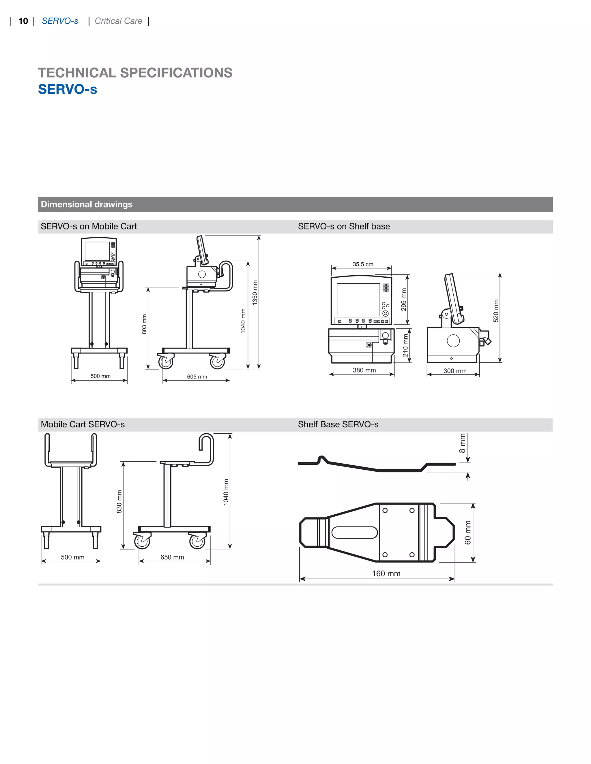 TECHNICAL SPECIFICATIONS SERVO-s | PDF
