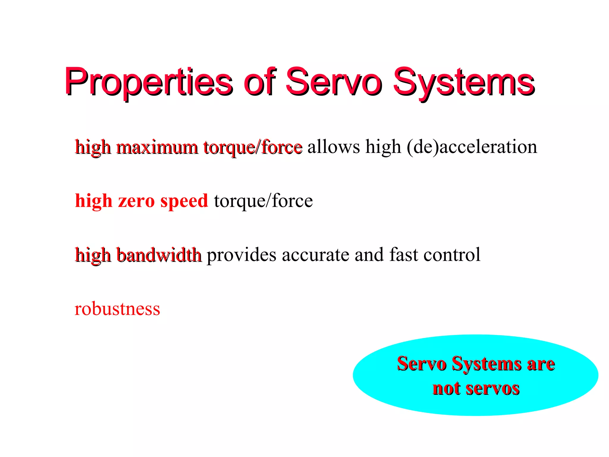 Servo systems, servomotors | PPT | Radio Control | Hobbies & Interests