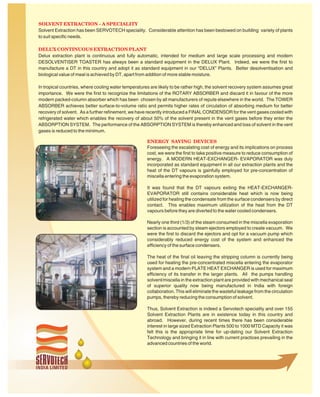 Servotech india-catalogue-solvent-extraction | PDF