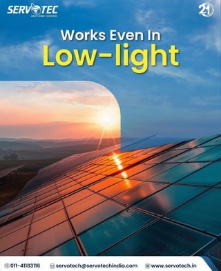 Servotech Mono PERC Solar Panels with 100% Reliability.pptx