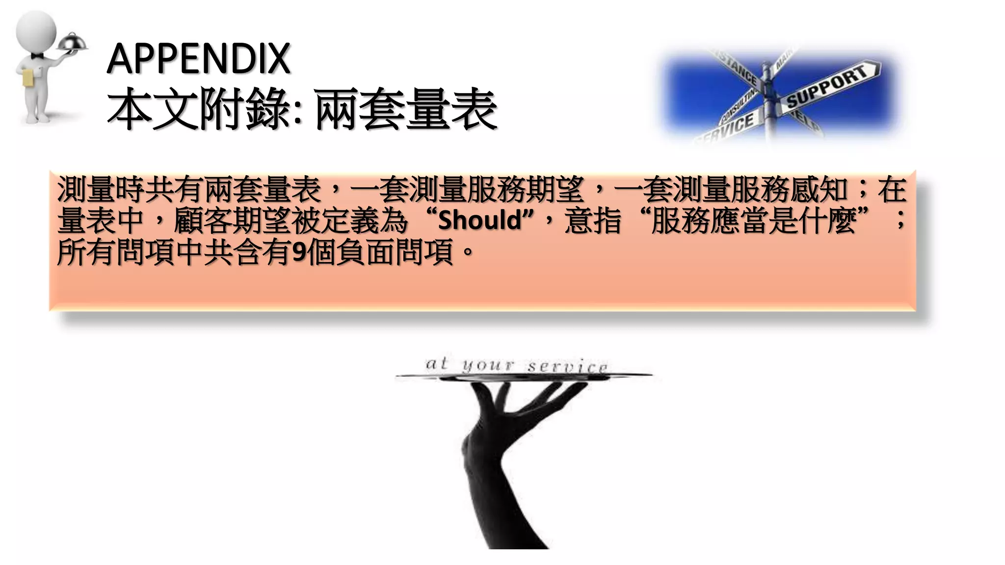 服務品質度量方法-SERVQUAL量表 | PPTX