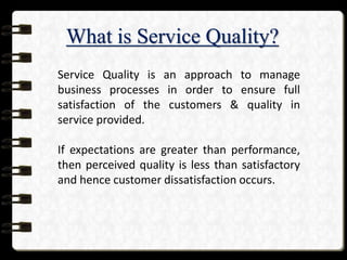 SERVQUAL MODEL & PERT & CPM & PROJECT MANAGEMENT - POWERPOINT ...