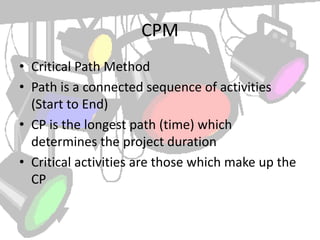 SERVQUAL MODEL & PERT & CPM & PROJECT MANAGEMENT - POWERPOINT PRESENTATION | PPTX