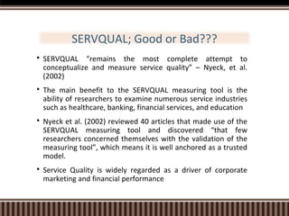 Servqual model | PPT