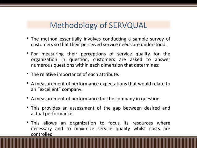 Servqual model | PPT