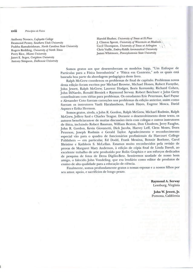 Serway principios fisica mecanica cap0 vol1 pt | PDF