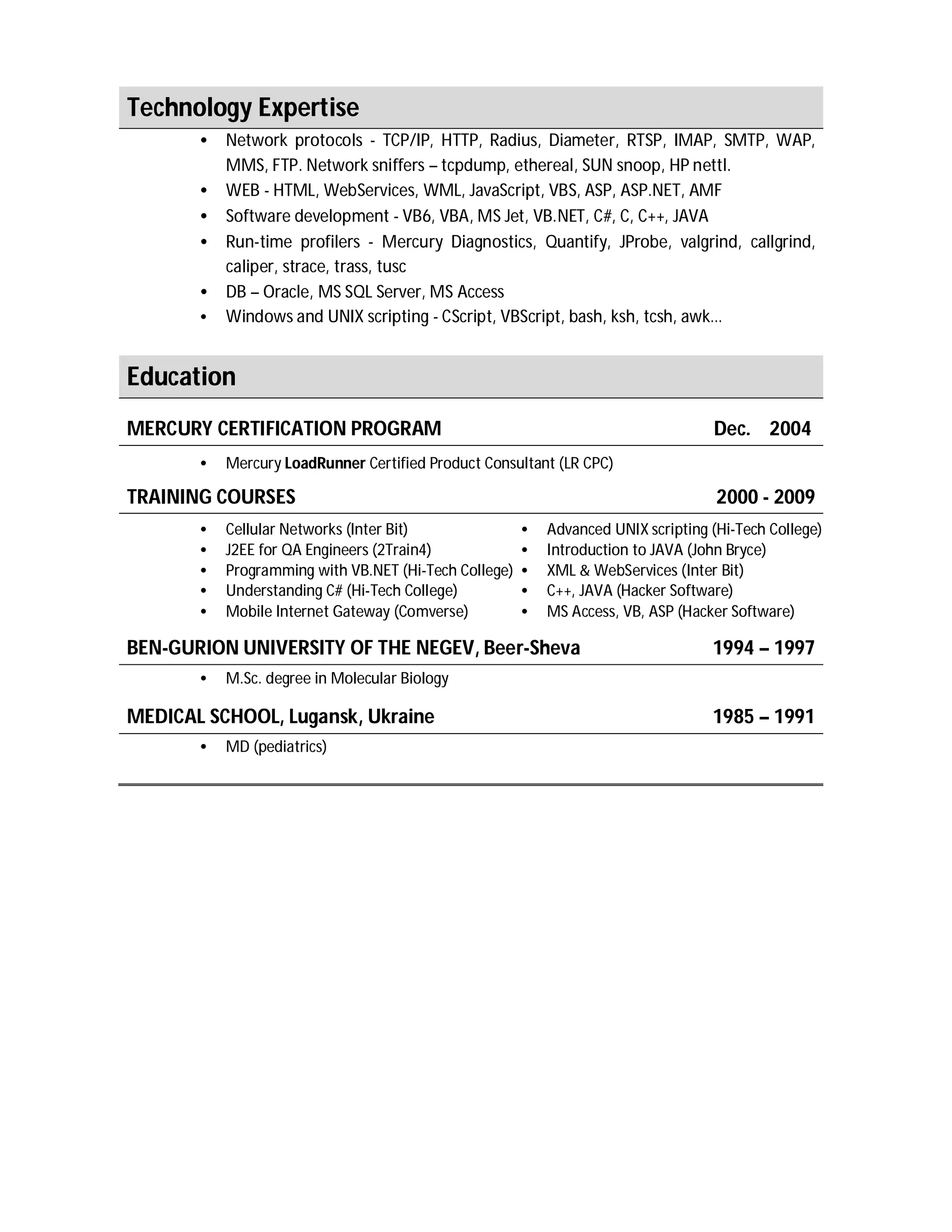 Sery Leon Cv Amdocs | PDF