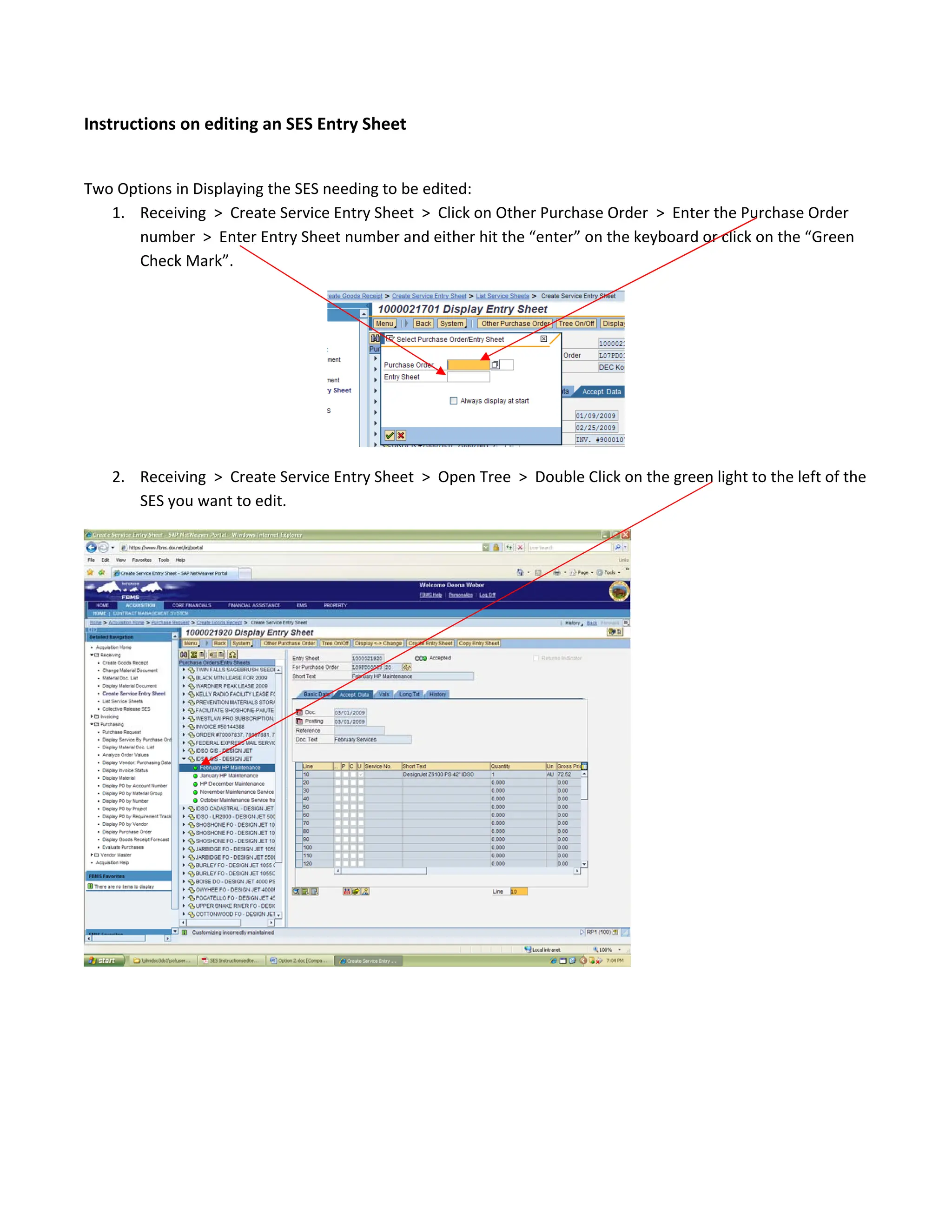 SERVICE ENTRY SHEET IN SAP MATERIAL MANAGEMENT.pdf