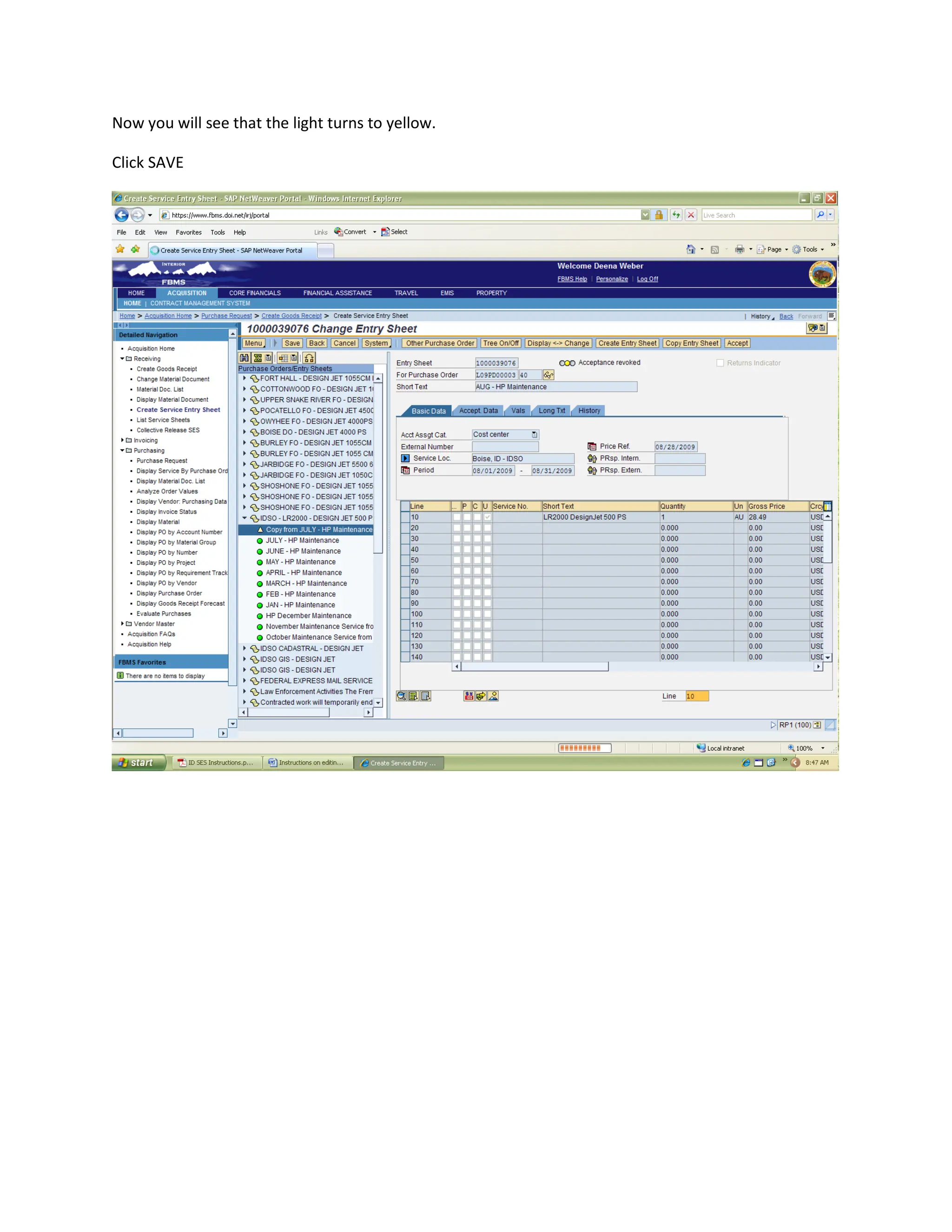 SERVICE ENTRY SHEET IN SAP MATERIAL MANAGEMENT.pdf