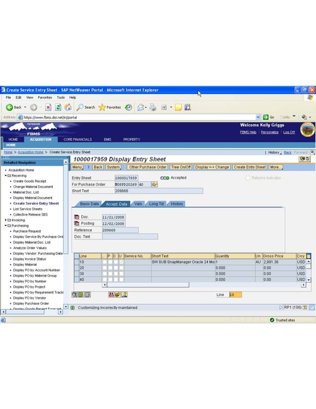 SERVICE ENTRY SHEET IN SAP MATERIAL MANAGEMENT.pdf